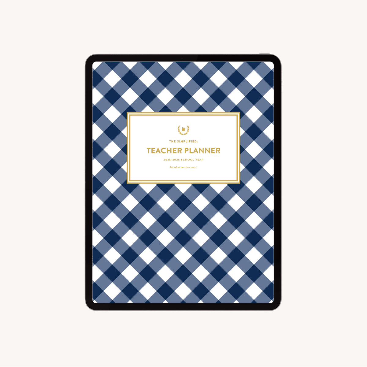 2025-2026 Digital Teacher Planner - For iPads – Simplified