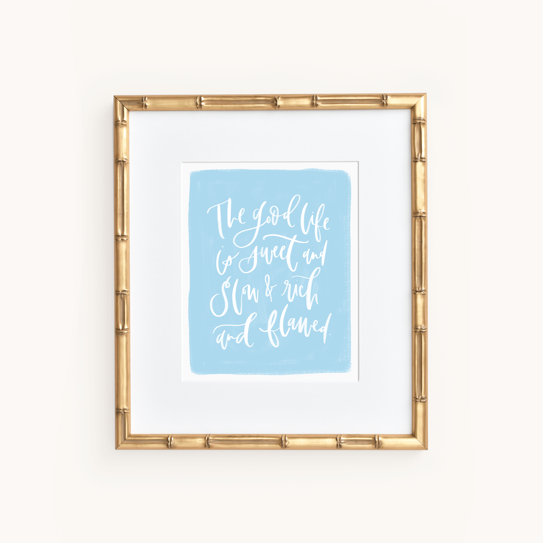 Art Print - The Good Life – Simplified