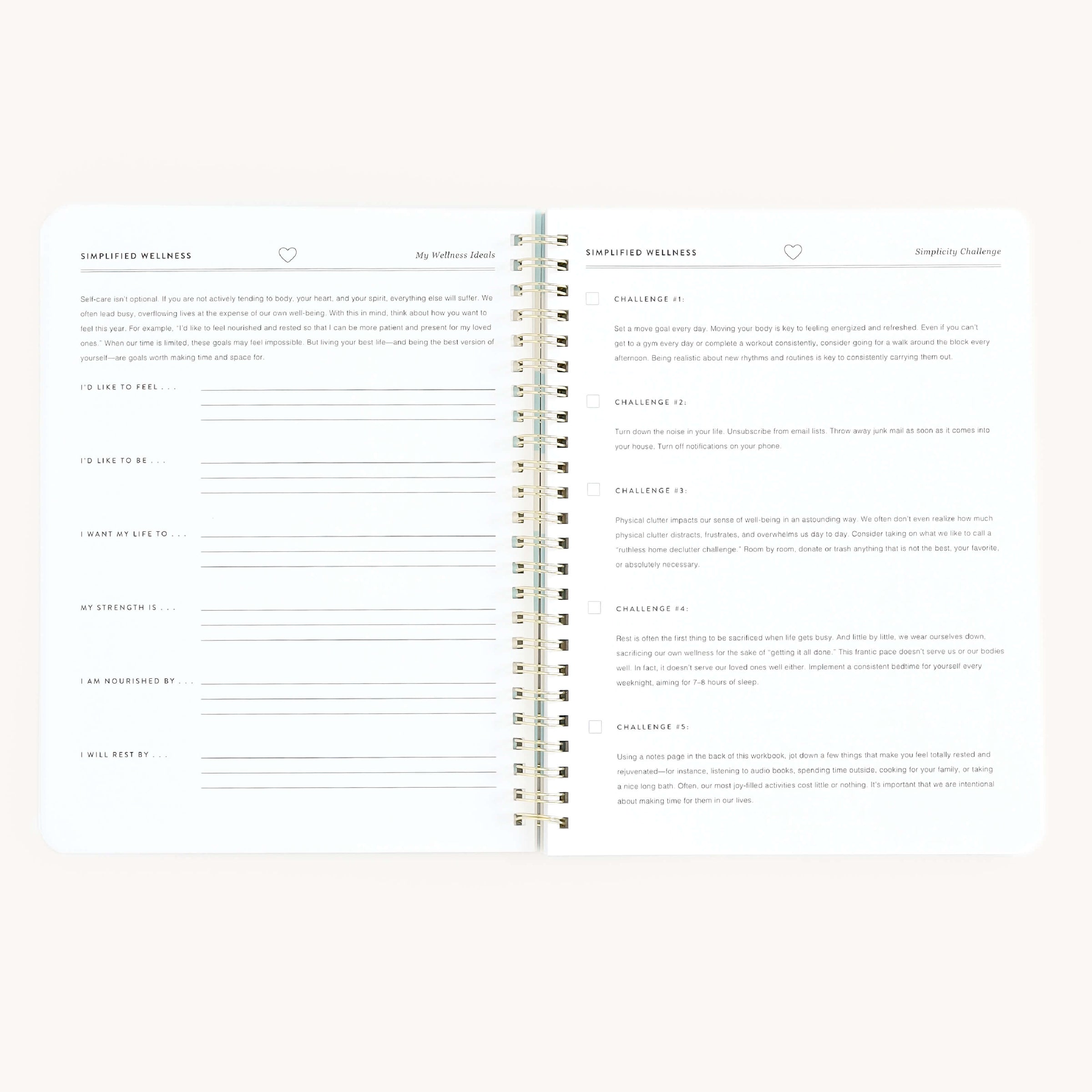 Workbook - Wellness – Simplified