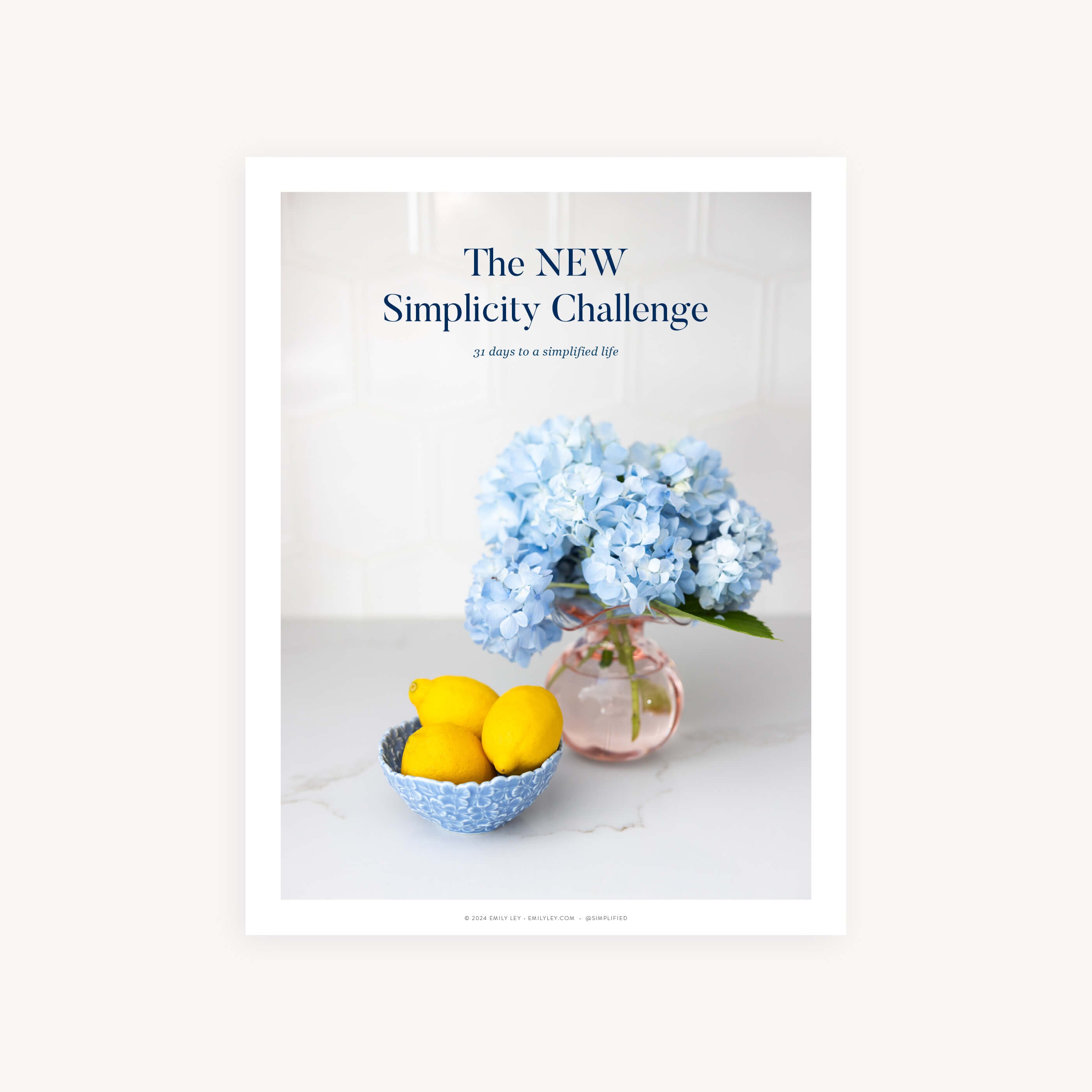 Simplicity Challenge e-Book Printable – Simplified® by Emily Ley