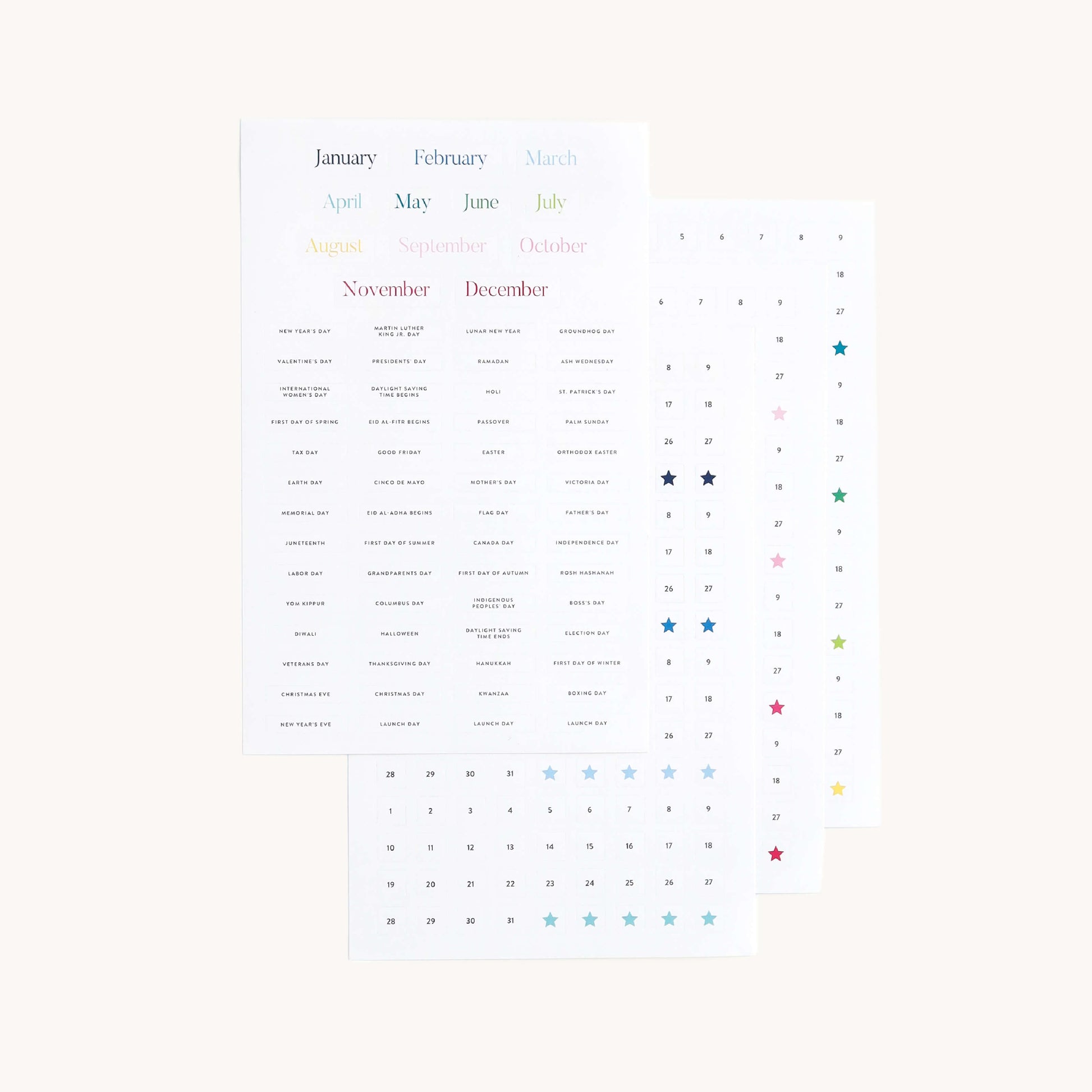 Sticker Set, Dated – Simplified® by Emily Ley