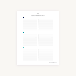 Weekly Simplified Planner Sample Page Printable – Simplified® by Emily Ley